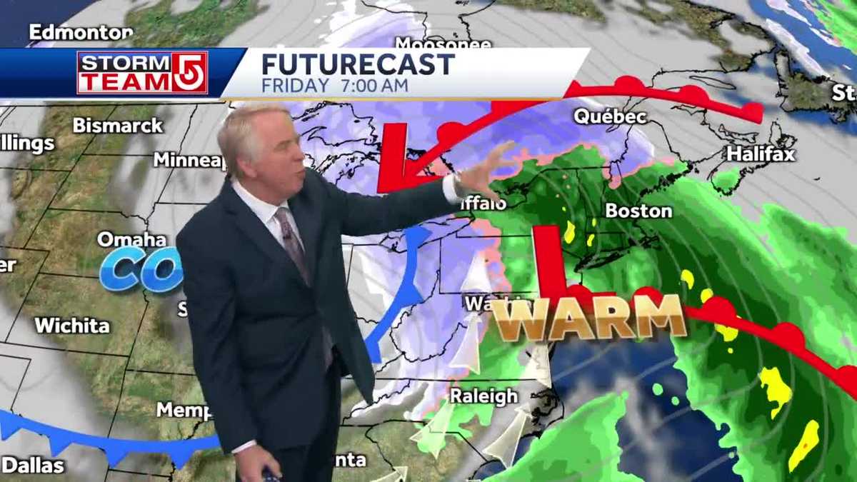 Video: When heavy rain, wicked winds from storm begin