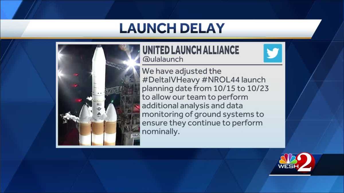 ULA Delta IV Heavy rocket launch delayed; new details released