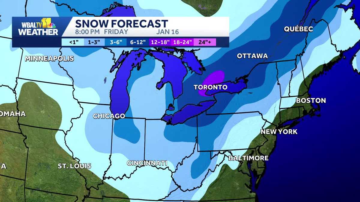 Weather Talk: Cold weather is coming to Baltimore region