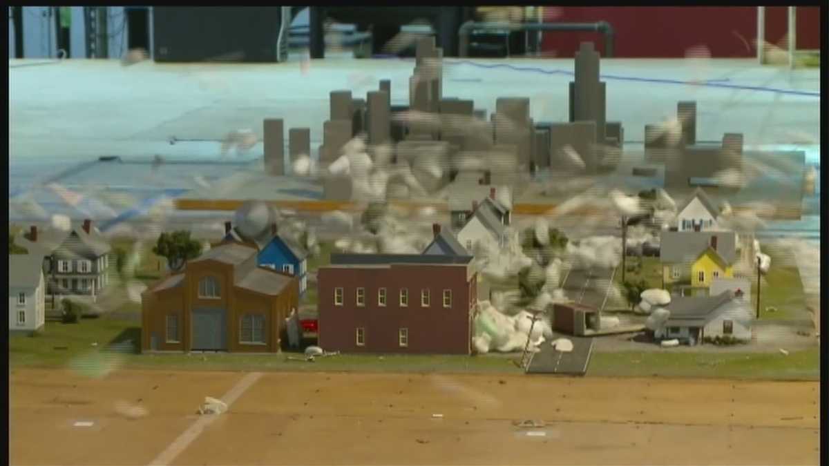 Tornado simulator provides valuable safety data