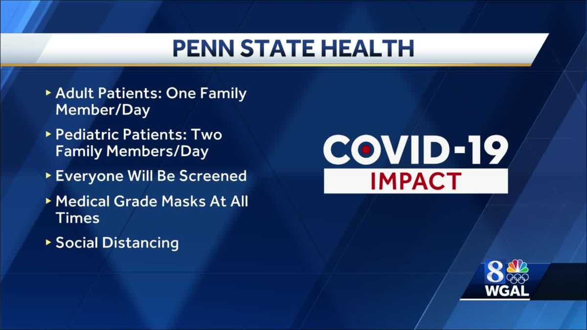 Penn State Health revises visitation, mask guidelines
