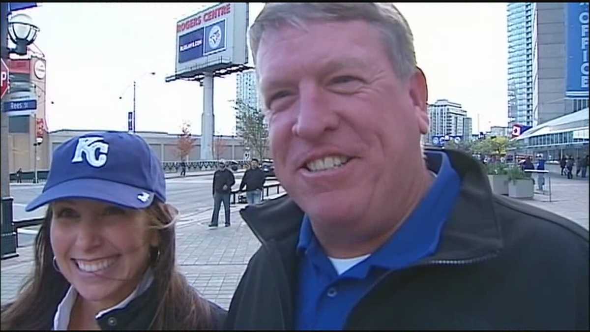 Royals fans who made the trip to Toronto feel confident