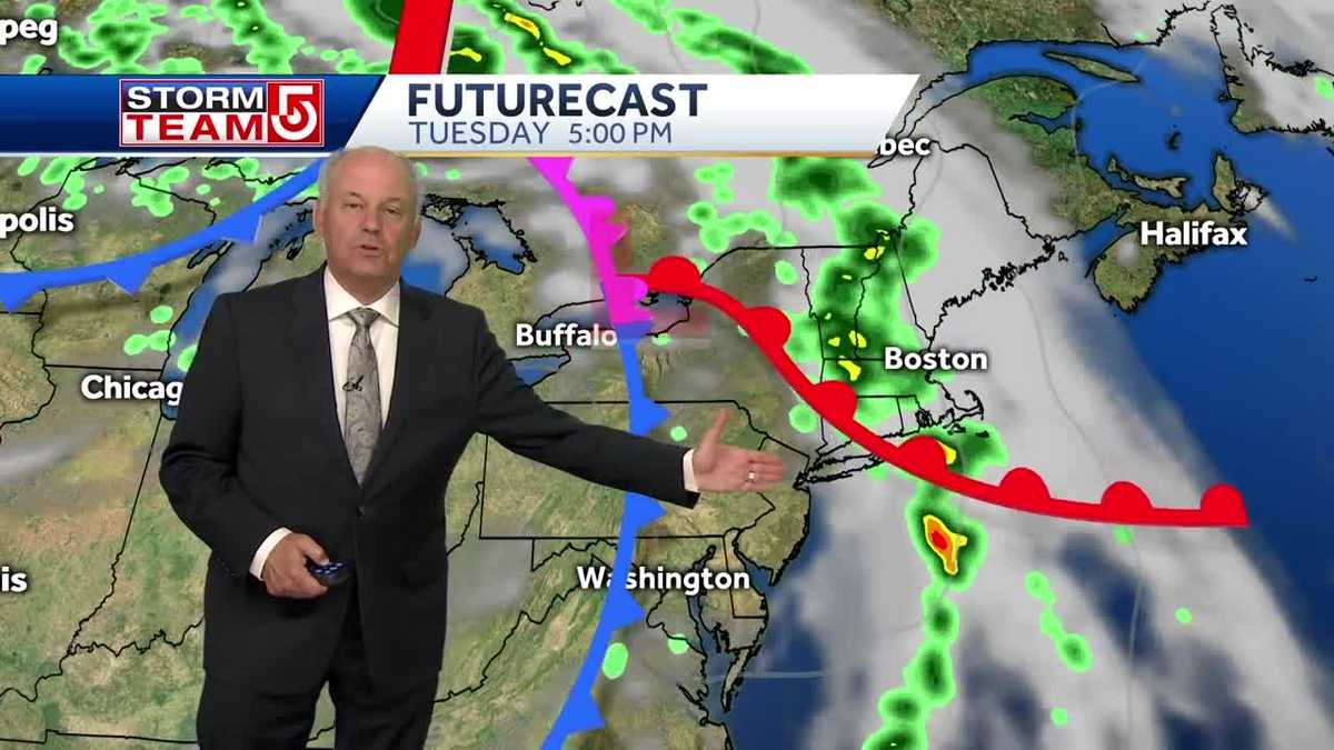 Video: Heavy downpours likely as wet, humid weather moves in