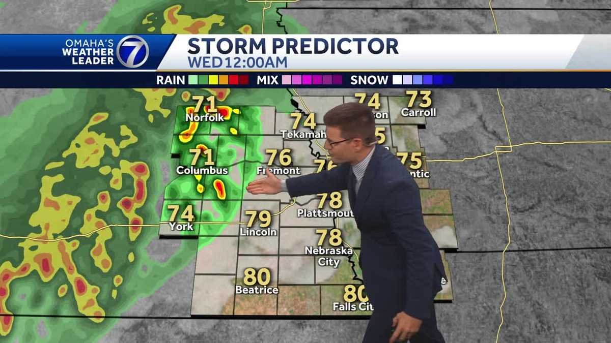 Omaha morning weather forecast for Tuesday, July 15