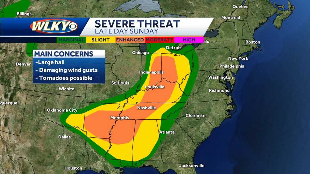 Severe Alert Day: Strong to severe storms possible