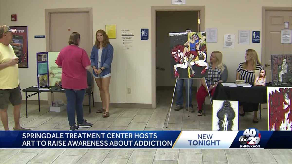 Springdale Treatment Center uses art to raise awareness about addiction