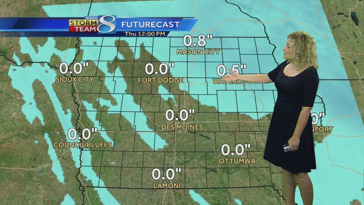 KCCI 8 noon video forecast
