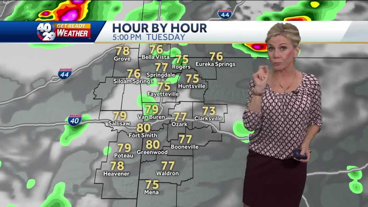 Severe storms possible Tuesday evening Severe storms possible Tuesday evening