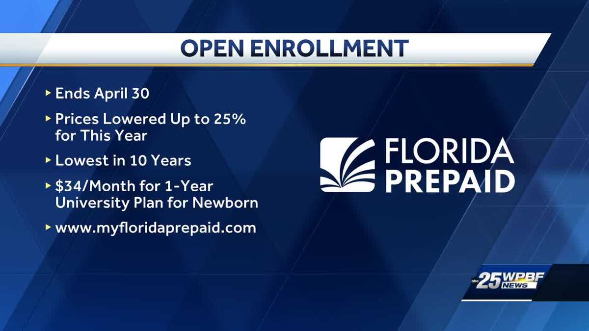 Florida Prepaid’s open enrollment ending April 30th
