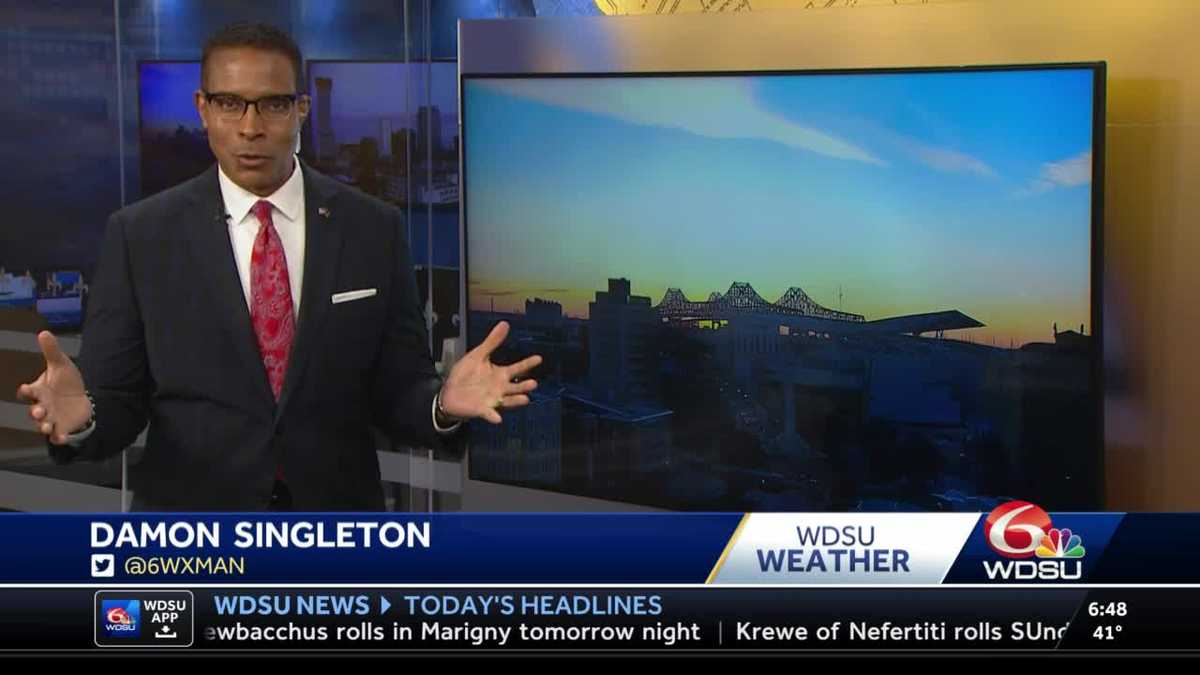 A mostly sunny and cool Friday