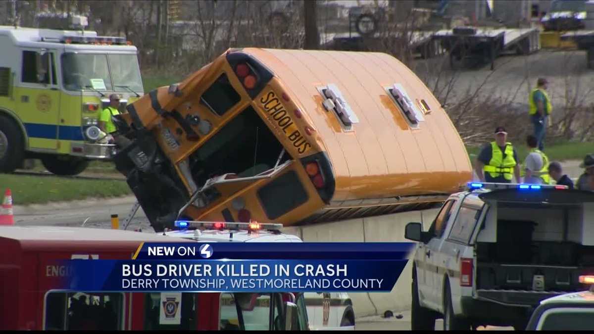 Bus driver killed in crash