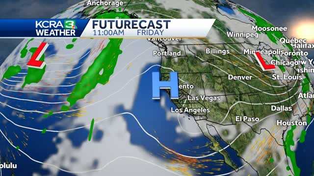 Warmer weather moving in just in time for the weekend