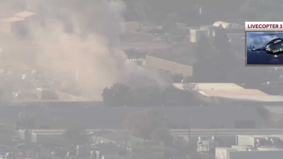 Crews battle structure fire in Rio Linda