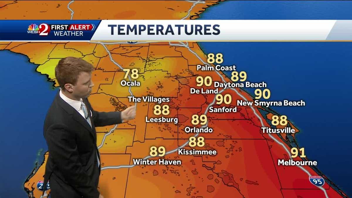 Tracking some afternoon storms in Central Florida