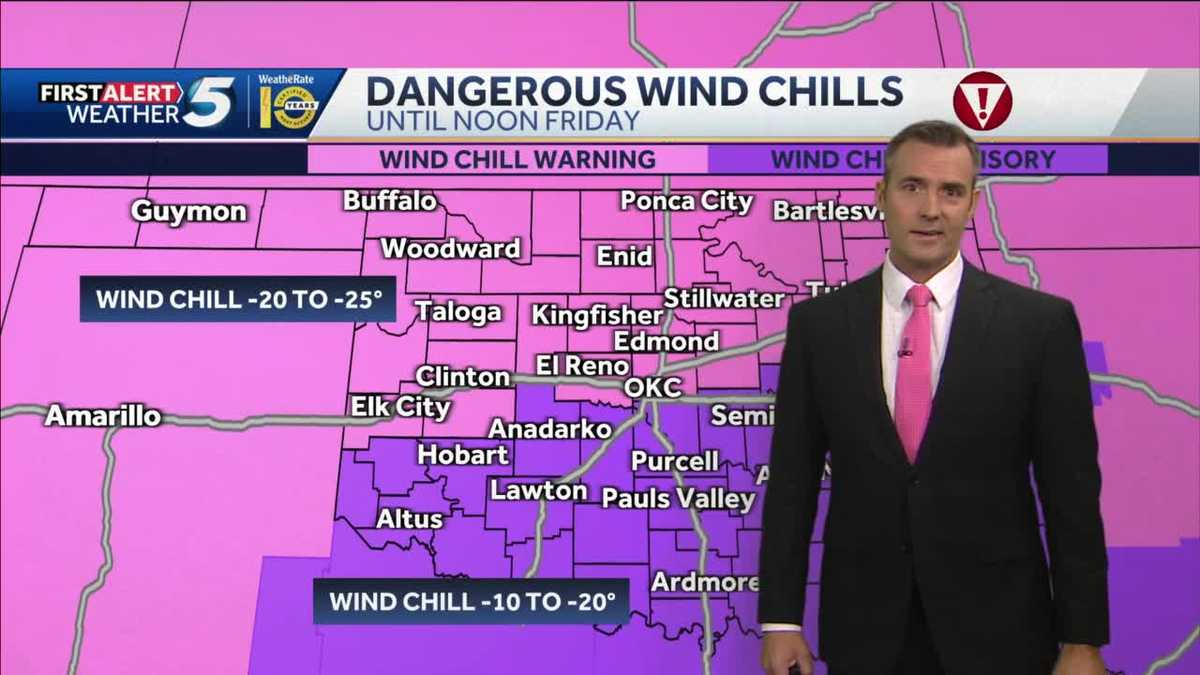 FORECAST: Dangerous wind chills, icy roads