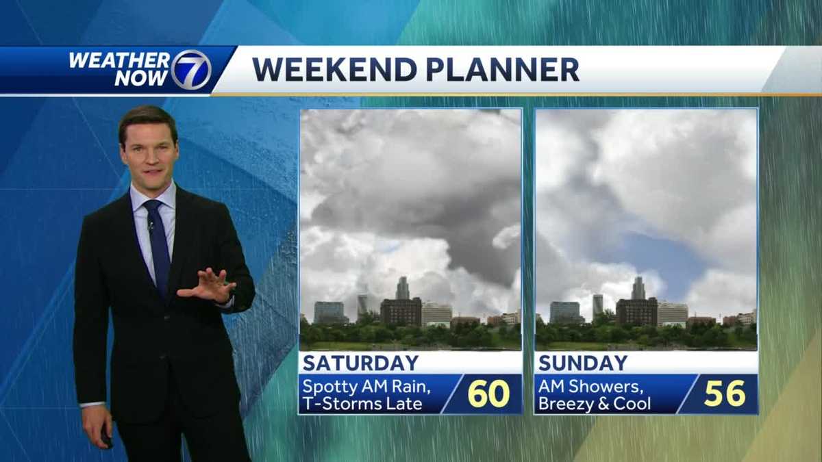 Cooler, wet weather coming this weekend