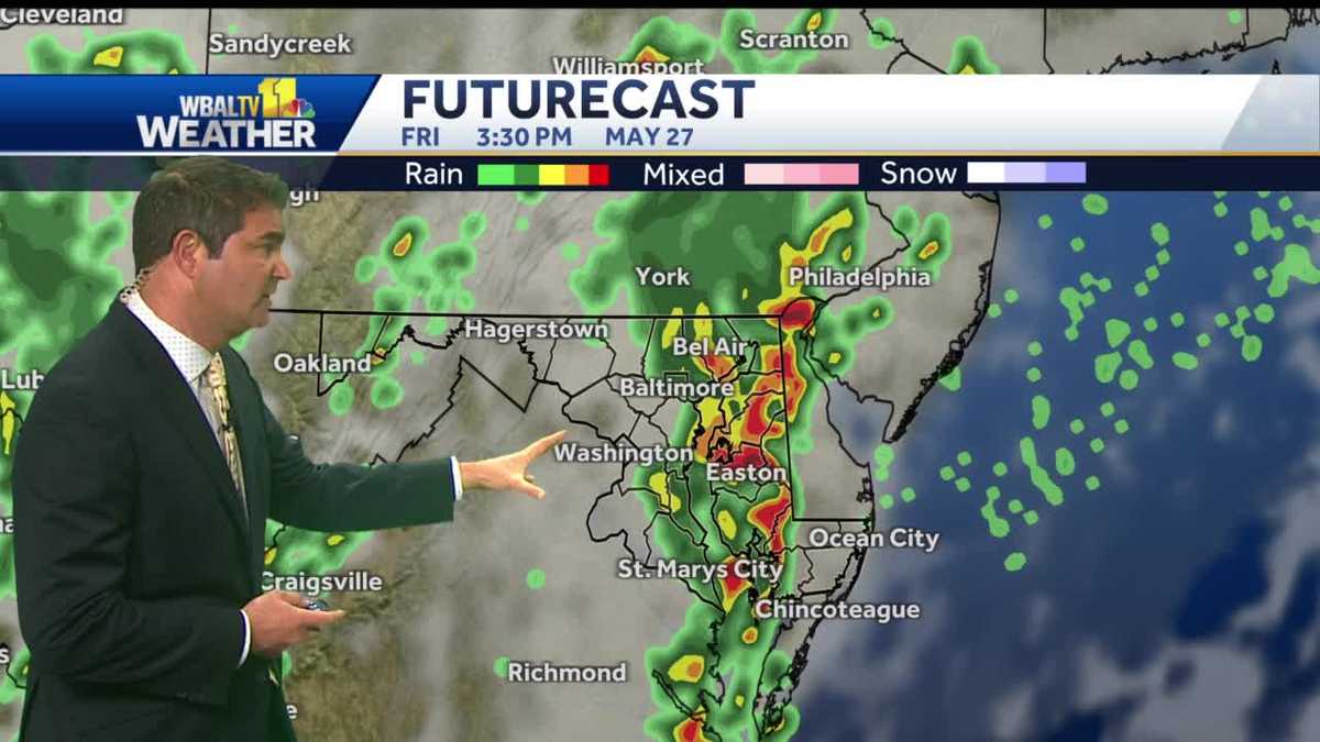 Baltimore weather: Storms will move in Memorial Day weekend