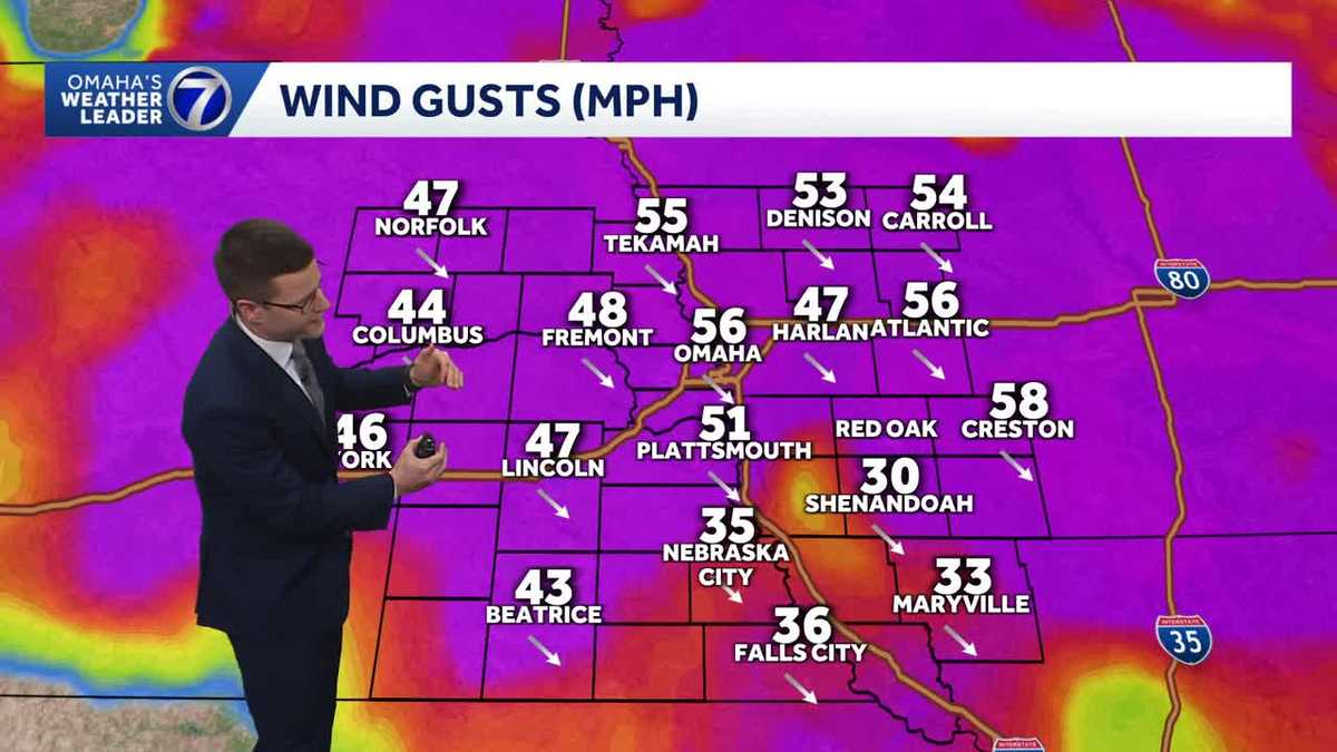 Omaha weather: Wind advisory early Wednesday