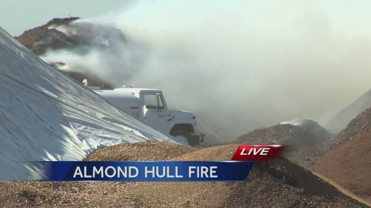 Health warning triggered by Tracy almond hull fire