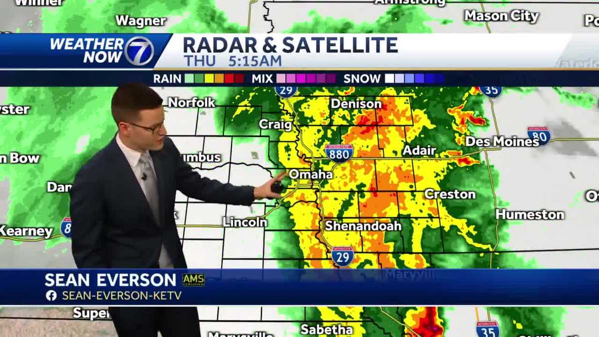 Omaha morning weather forecast for Thursday, April 20