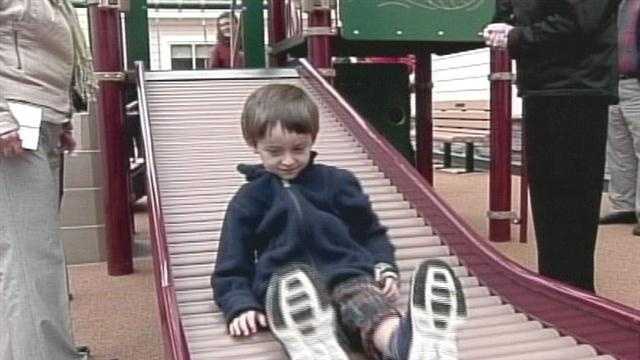 Westbrook hospital opens playground for autistic children