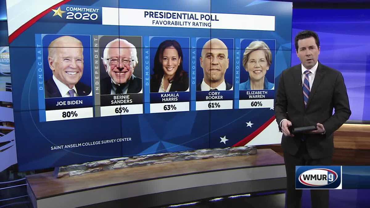 Poll shows strong favorability for some Democratic presidential candidates