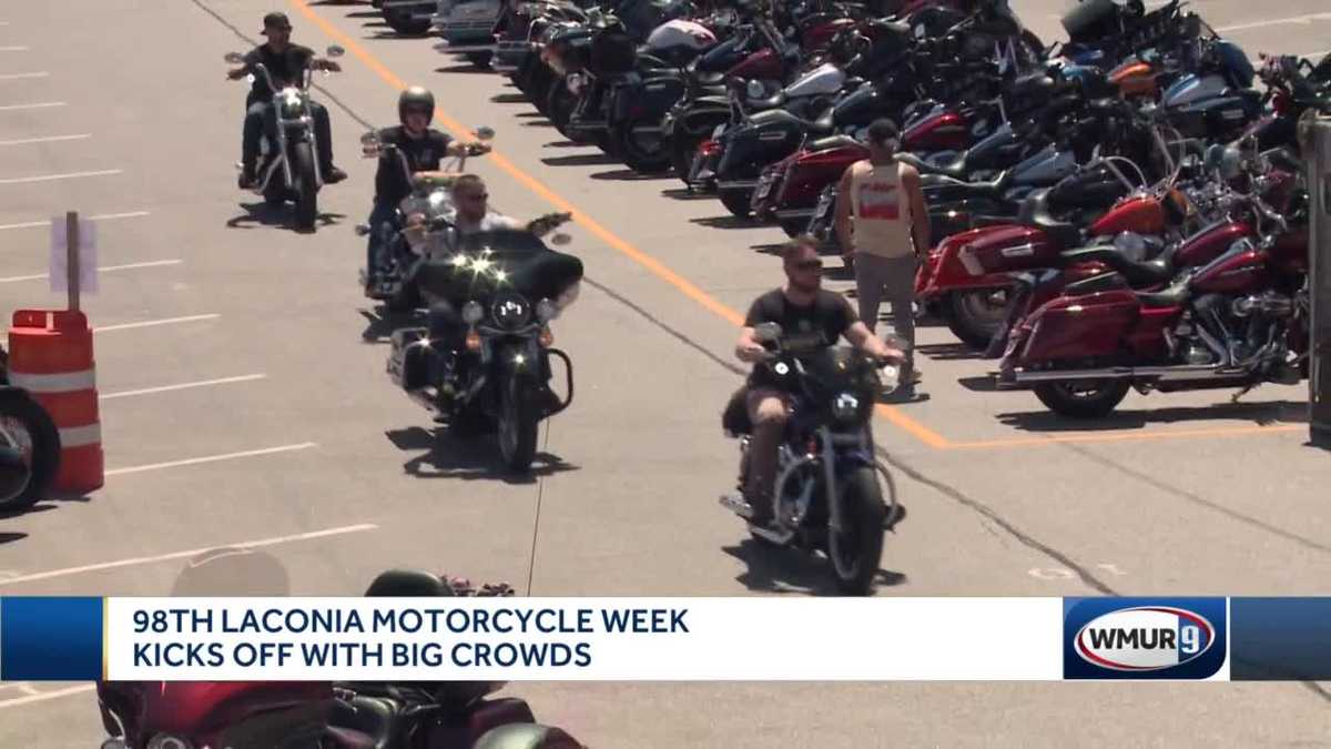 98th Annual Laconia Motorcycle Week kicks off with big crowds