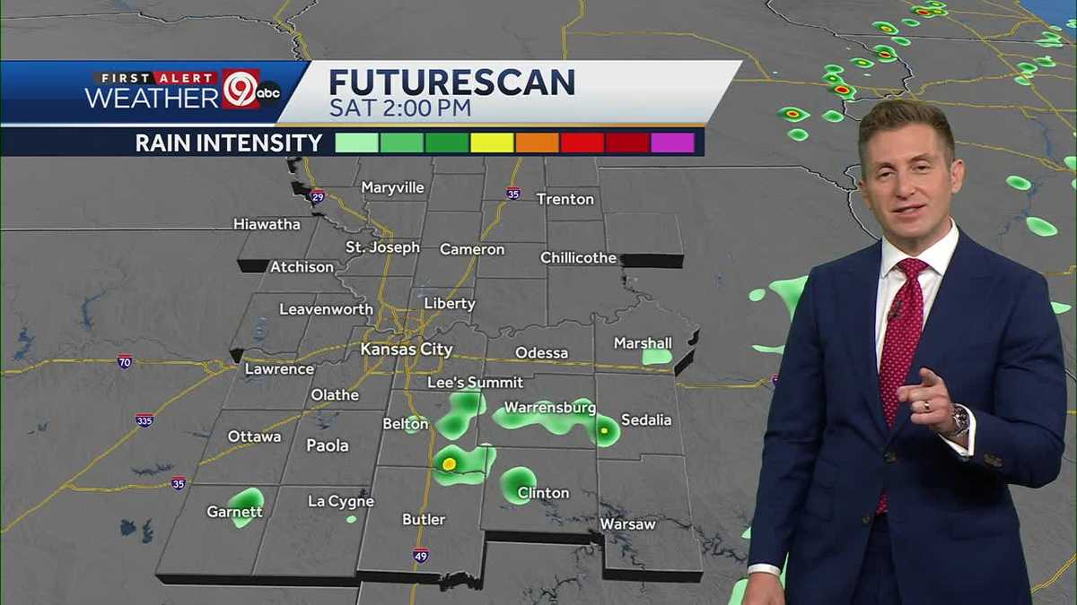 KANSAS CITY WEATHER: Increasing clouds today with a low chance of an ...