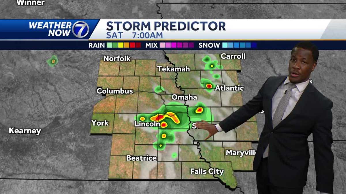 Friday, July 21: Brief Storm Chance Saturday