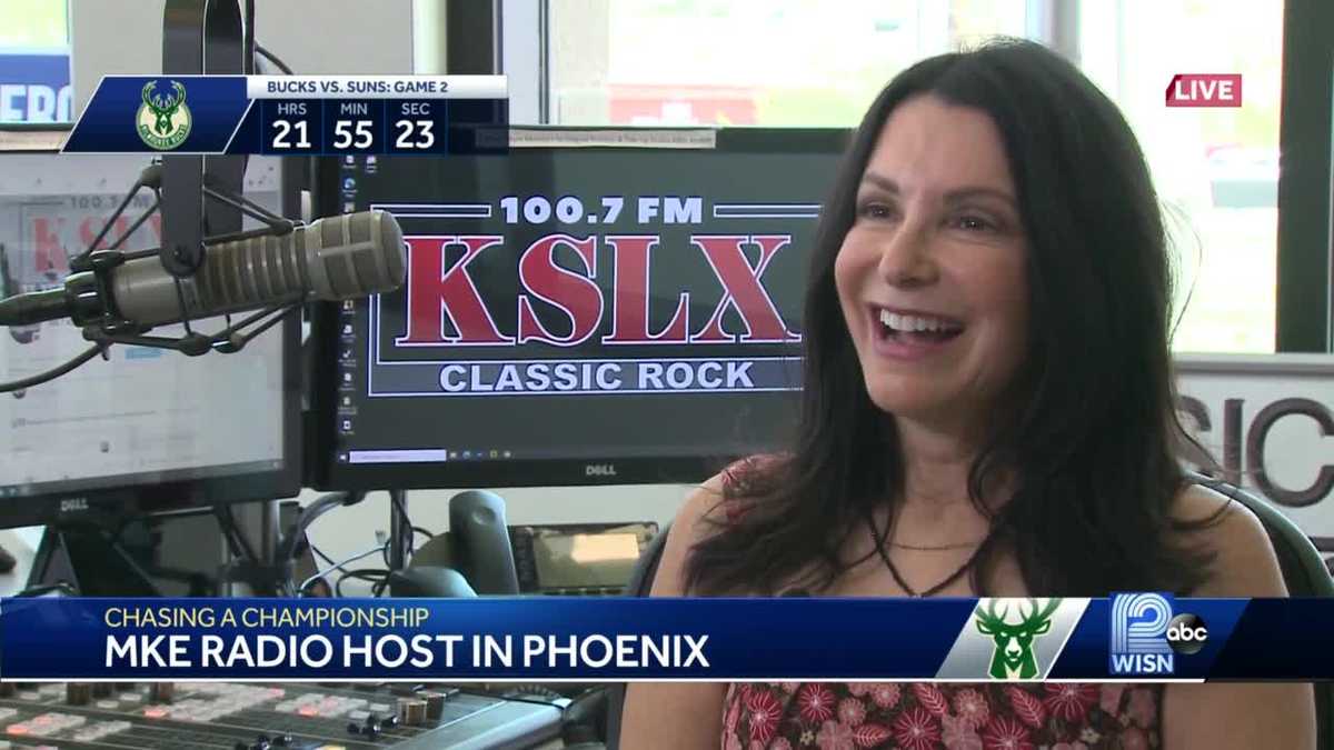 Former Milwaukee radio host cheering for Bucks in Phoenix