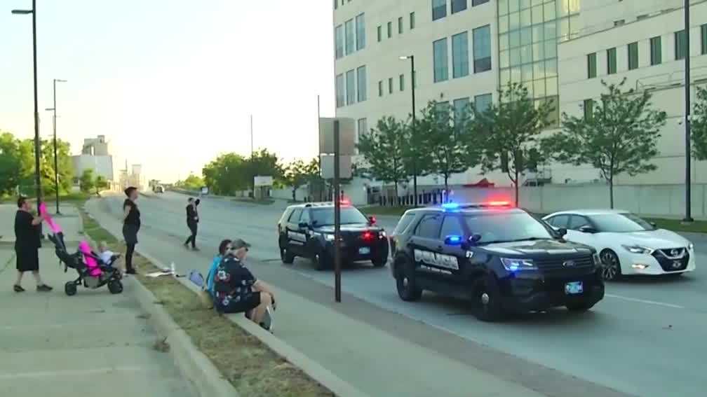 Man faces charges after police say he drove through crowd in Iowa