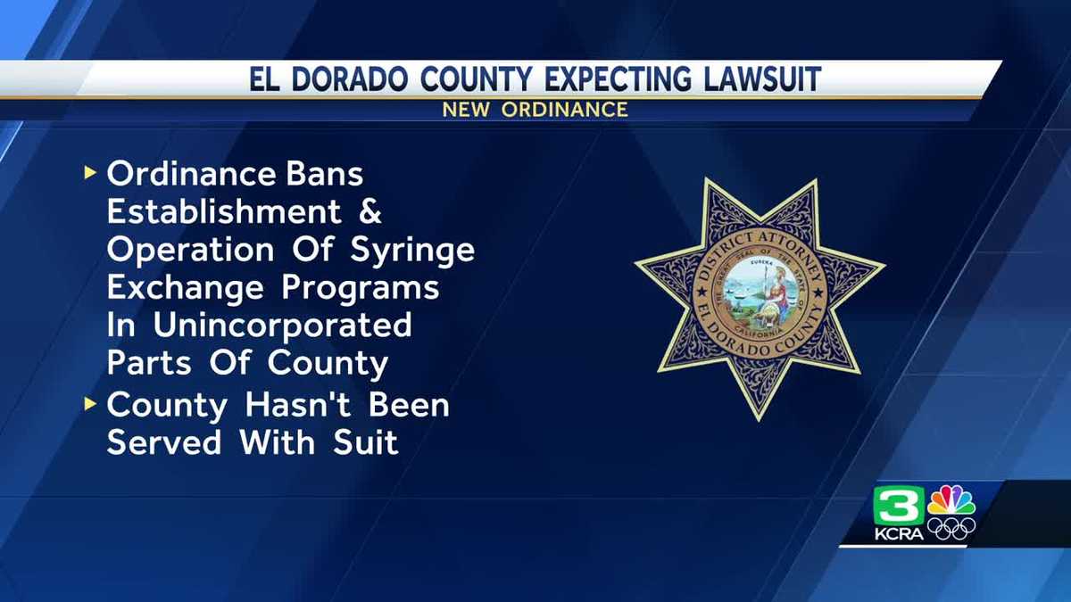 California sues El Dorado County over needle exchange program ban