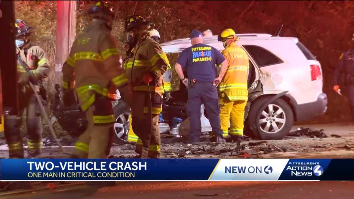 Two Vehicle Collision Leaves Man In Critical Condition