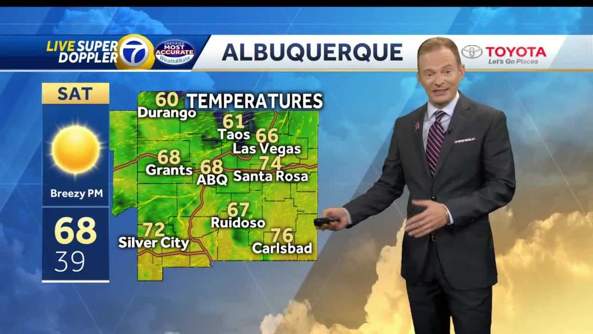 Snow hitting parts of NM!