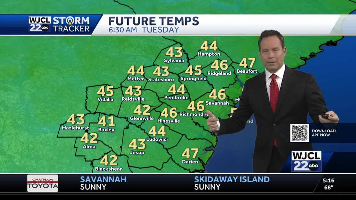 Savannah: Tracking temperatures in your 10 day forecast