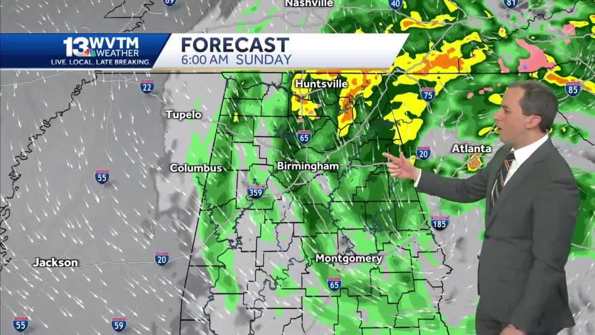 Wet weather continues tonight
