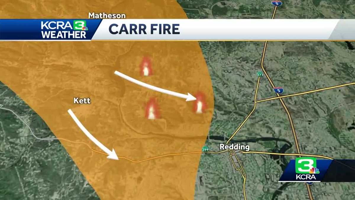 Here's how the weather will impact the Carr Fire