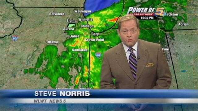 Monday Rain, "Isaac" Strengthening