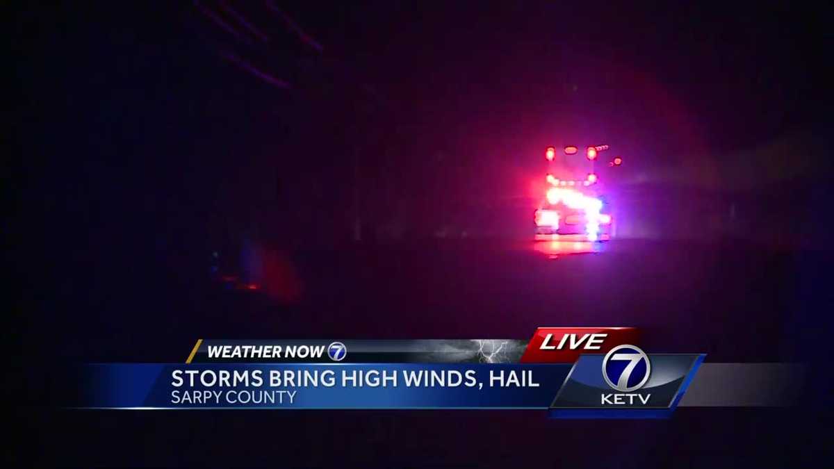 Taylor Barth reports on storm damage in Sarpy County