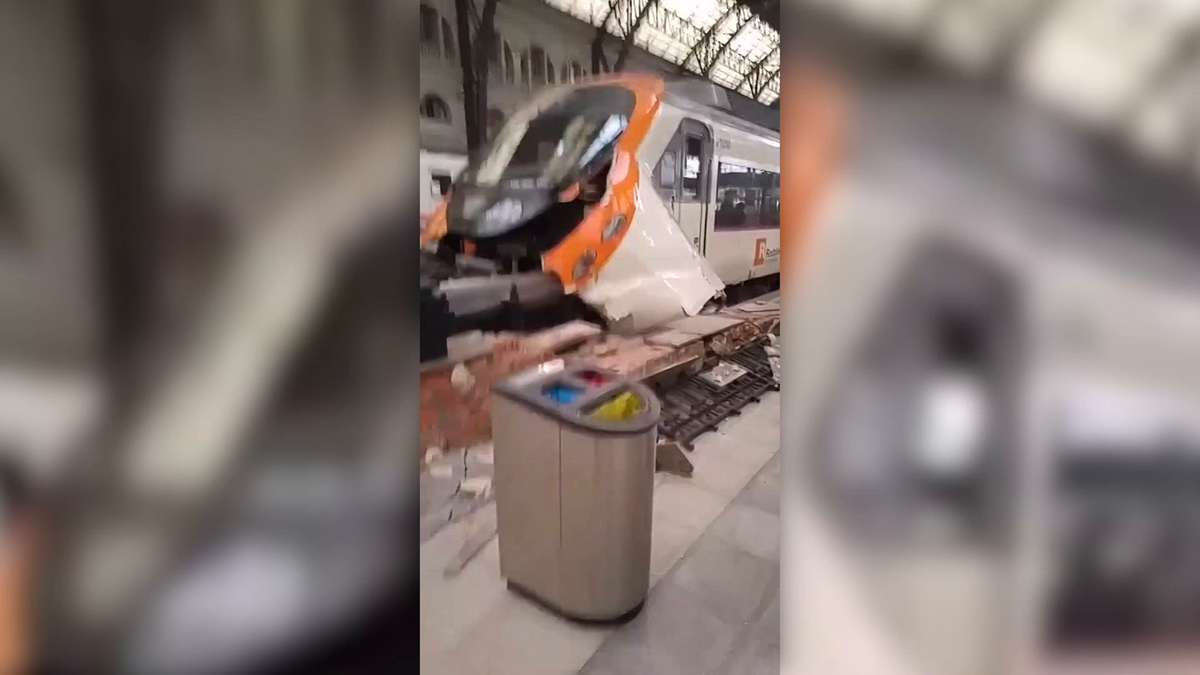 Spain: 50 injured in train station accident in Barcelona