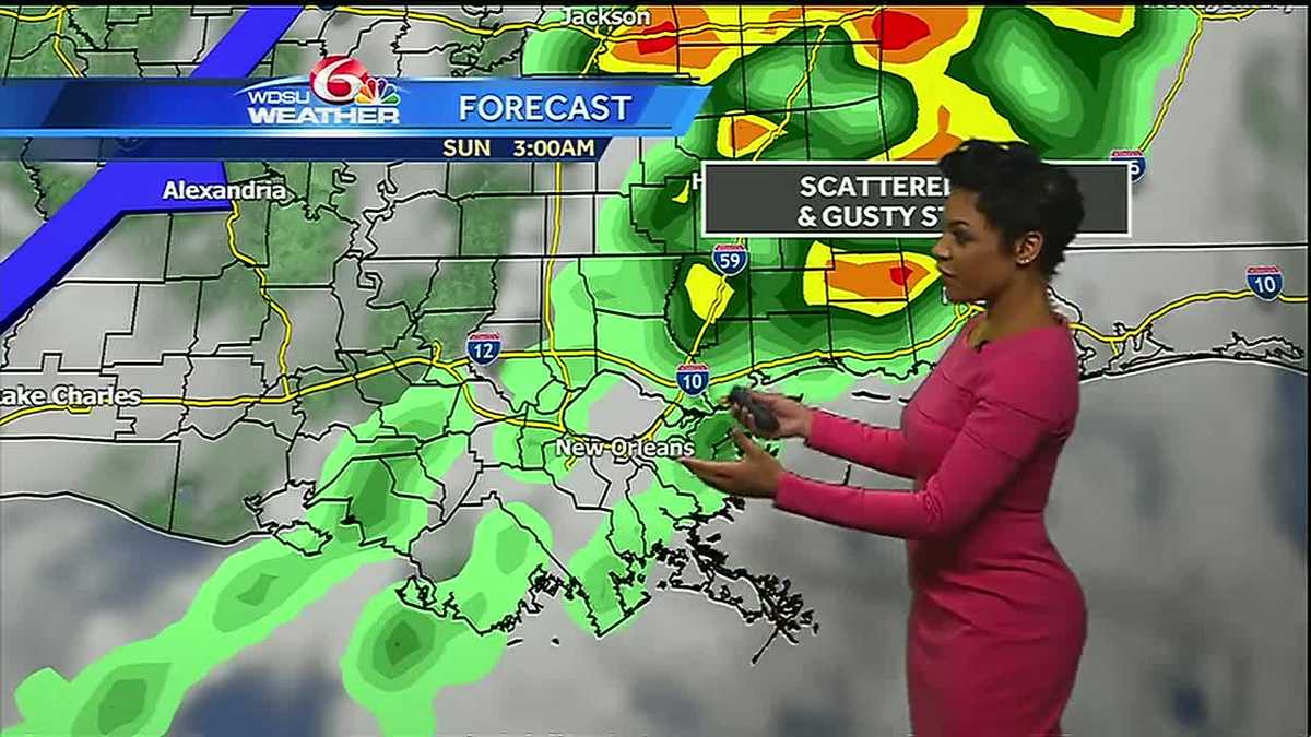 Friday: Wet weekend weather, some locally heavy rain