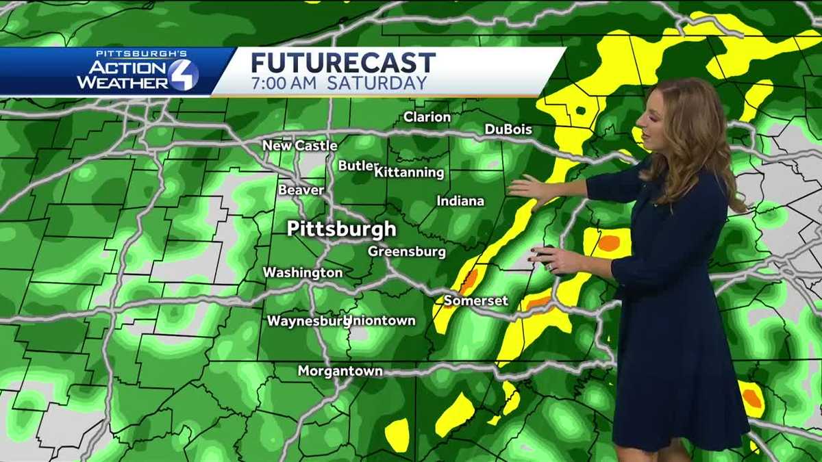 Pittsburgh's Action Weather forecast: A rainy weekend