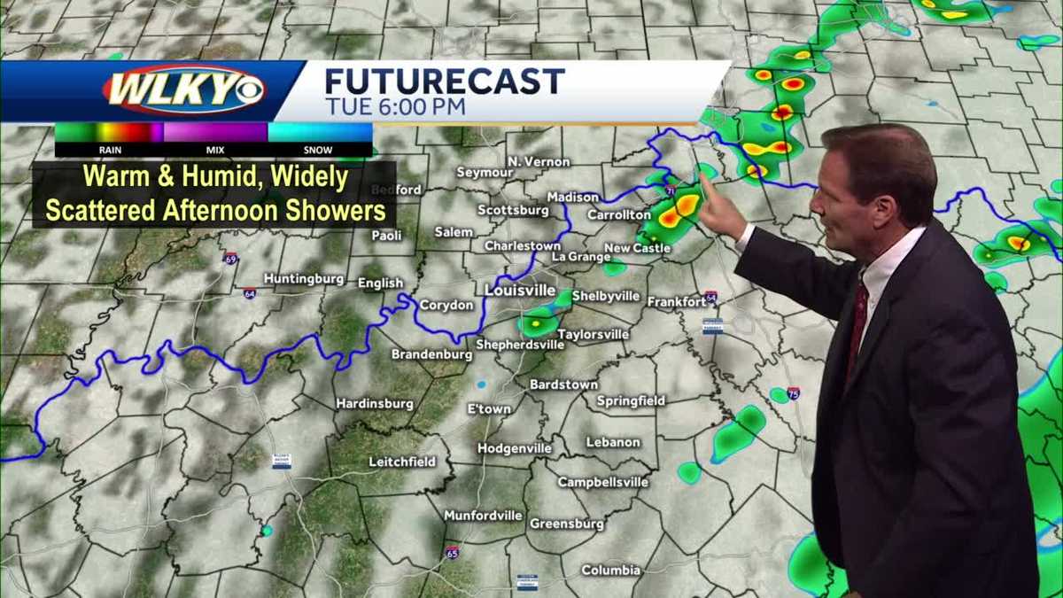 Muggy weather, shower chances continue