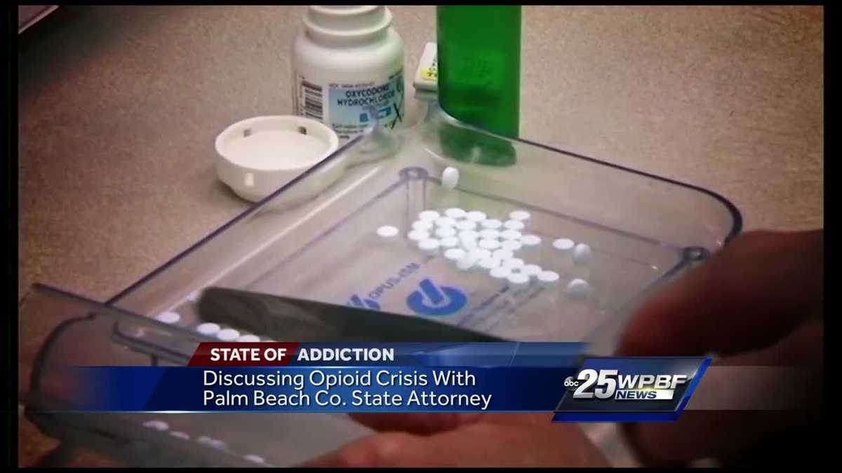 Discussing the opioid crisis with Palm Beach County State Attorney