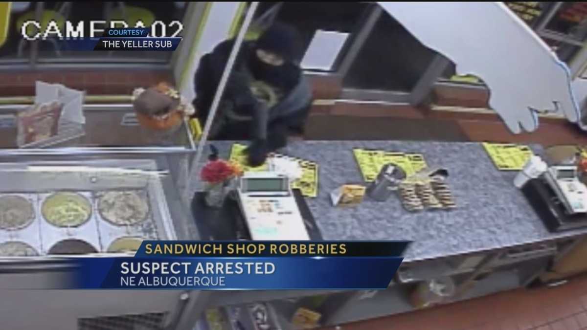 Sandwich shop robberies: Suspect arrested