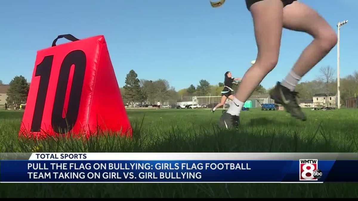 Flag football team takes on bullying
