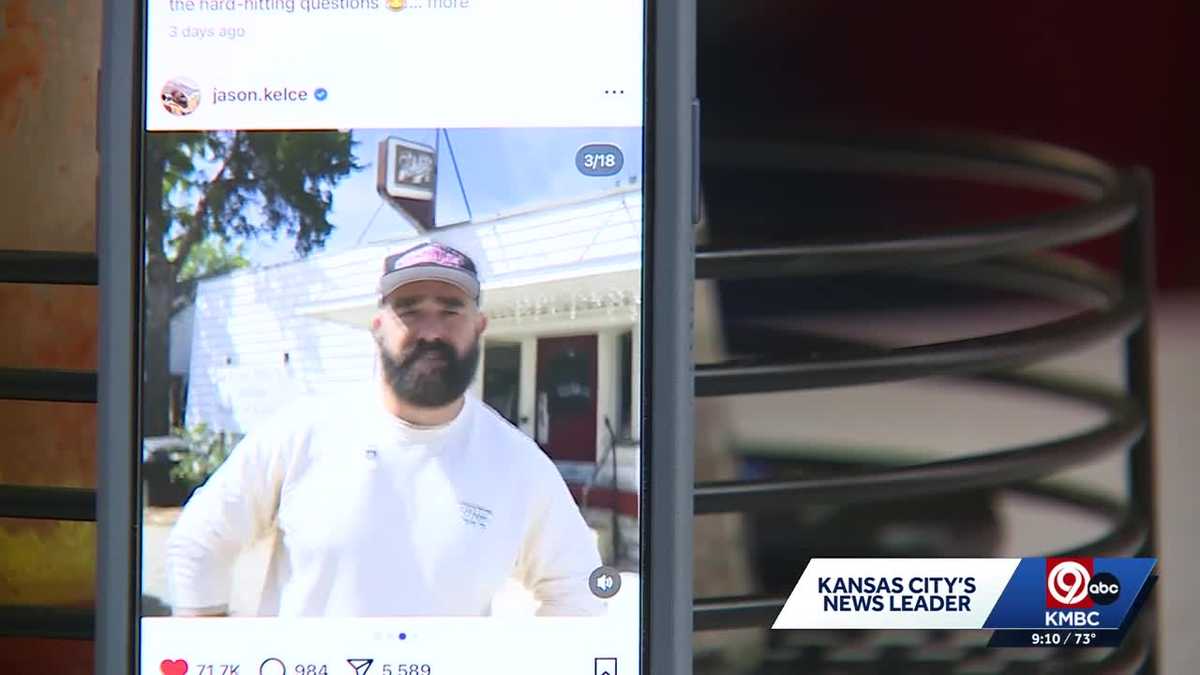 Kansas City business sees sales boost after Jason Kelce's review