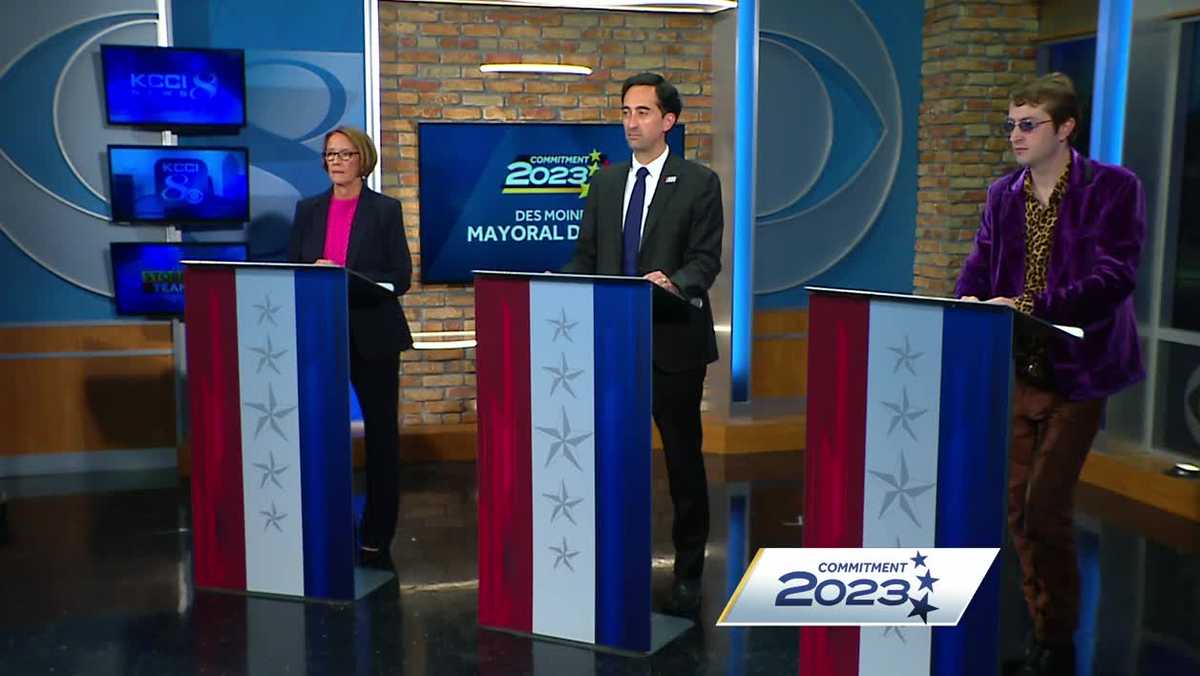 Race For Des Moines Mayor Watch Kccis Mayoral Debate