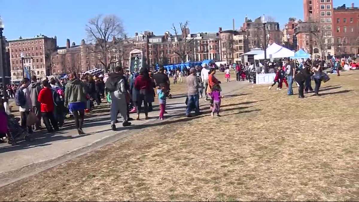 Boston Common celebrates 'Winterfest' with record warmth