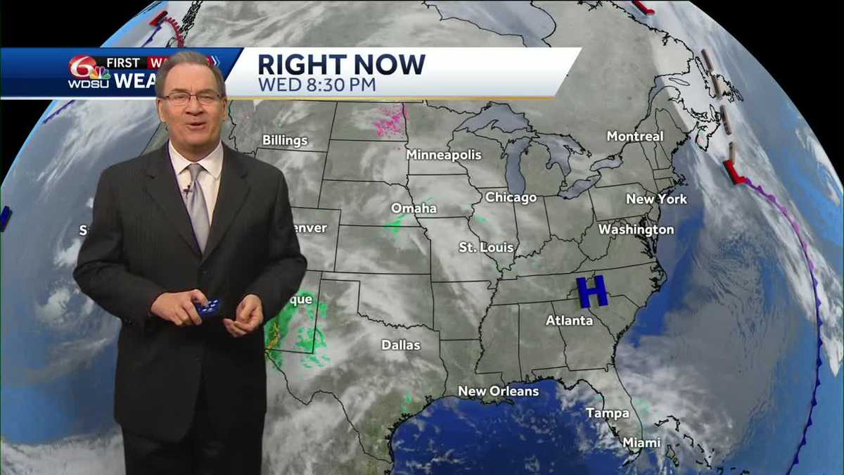 Chilly Thursday morning, rain this weekend